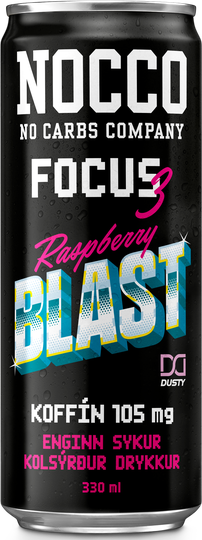 Nocco dós focus raspberry blast | Krónan