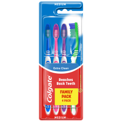Colgate extra clean 4-pack medium | Krónan