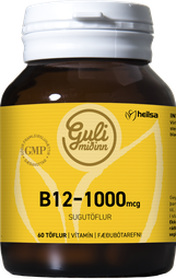 Guli miðinn B 12 1000mc sugutöflur | Krónan