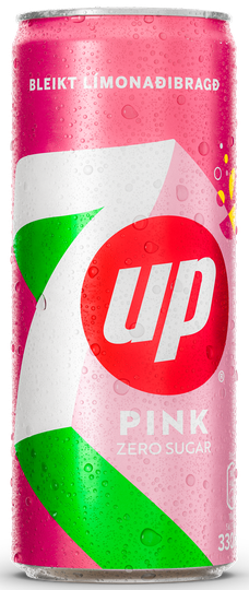 7UP dós zero pink lemonade | Krónan